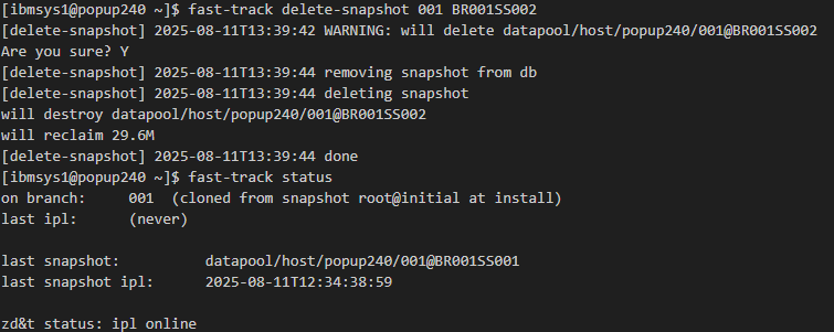 FastTrack - PopUp Mainframe